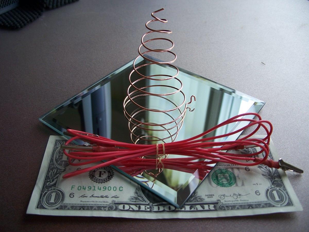 COPPER WIRE ANTENNA SPIRAL COIL for Radionics, Wish Machines, ORGONE ...