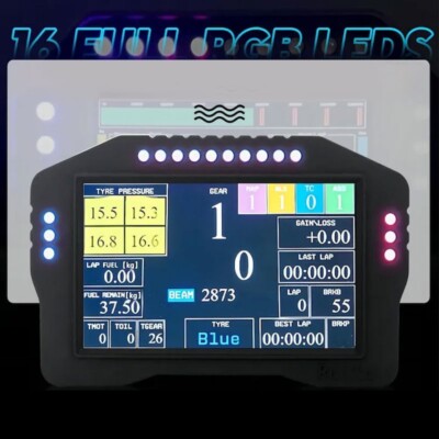 Simplayer 5 Inch RGB SIM Racing Dash Display HD Touch Screen Racing ...