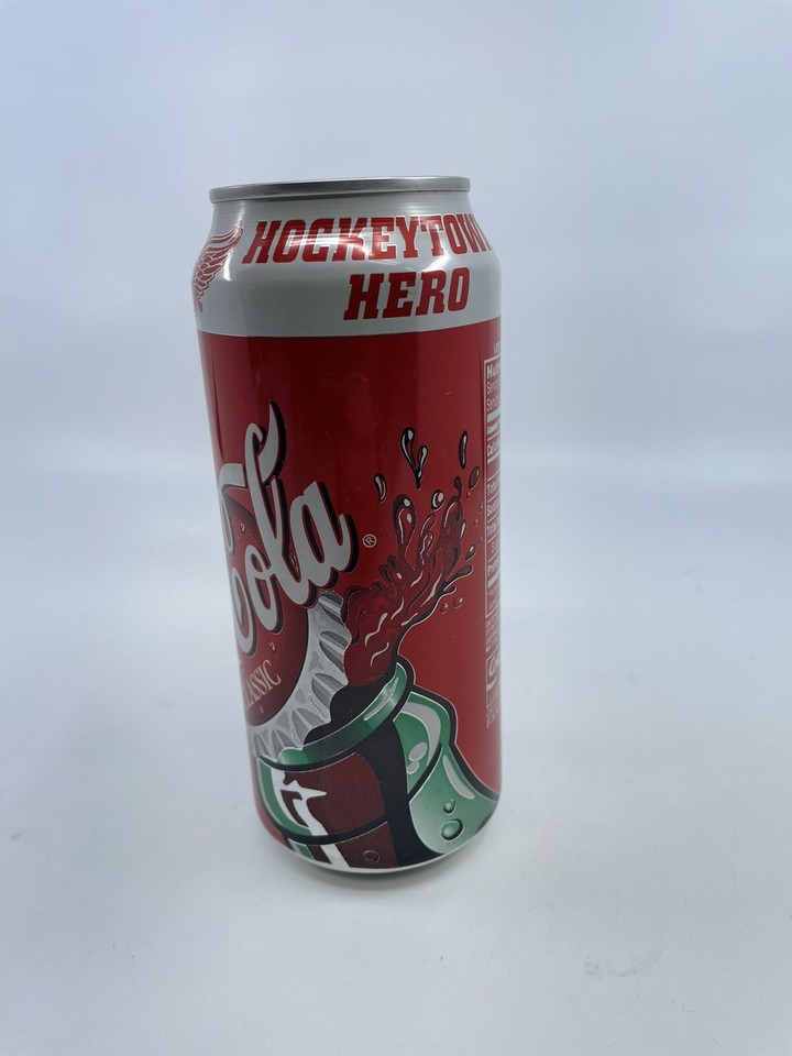 2002 DETROIT RED WINGS COCA COLA COKE CAN Brett Hull Full Can A2 | eBay
