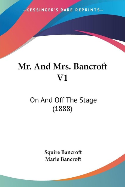 Mr. And Mrs. Bancroft V1 von Squire Bancroft (2008, Taschenbuch) online ...