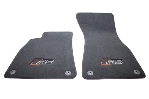 Original Audi Rs Velour Floor Mats Front+Rear Black for Audi A6 C8 A7 ...