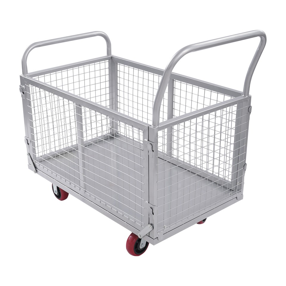 Push Truck Cart, Multi-Functional Push Cart, Hand Truck with Detachable ...