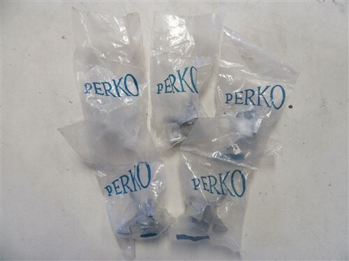 PERKO CHROME PLATED ZINC STAINLESS SPRING ELBOW CATCH LATCH 1056 SET OF ...