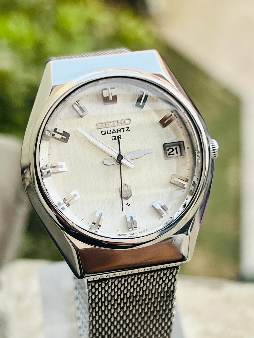 1973's Vintage Seiko Quartz QR 3863-8010 JDM Steel Ca… - Gem