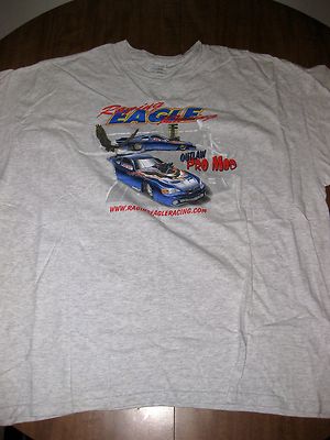RAGING EAGLE RACING tee 2XL Outlaw Pro Mod T shirt XXL drag-racing ...