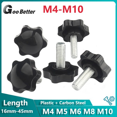 Thumb Screws Hand Grip Knob Bolts Hexalobular Star Head Handle M4 M5 M6 ...