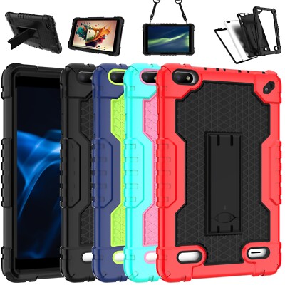 For BLU M8L Tablet 8 Inch Heavy Duty Rubber Case Shockproof Drop-Proof ...