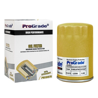 Prograde High Performance Spin-on Oil Filter PG10575 - Pack of 6 | eBay