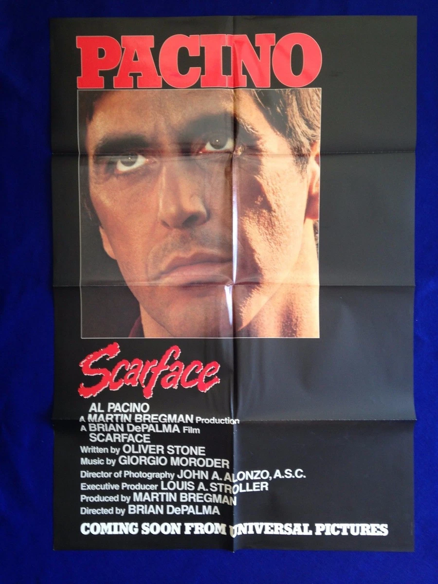 Original Scarface Poster Al Pacino