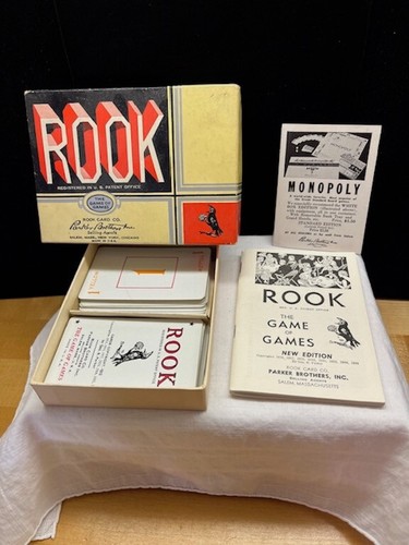 Vintage 1943 Rook Card Game Complete with Instructions-Great Condition ...