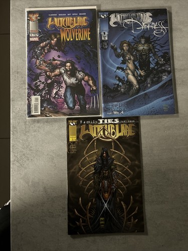 Top Cow Comics Witchblade The Darkness #1 Wolverine #1 Family Ties #19 ...