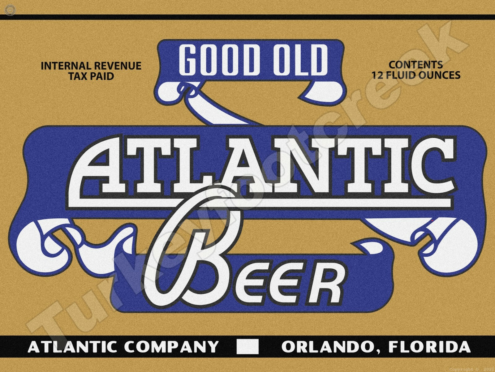 Atlantic Beer 9" x 12" Metal Sign | eBay