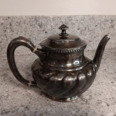 Vintage WW2 US Navy Officer Personal Teapot Silver Soldered Reed ...