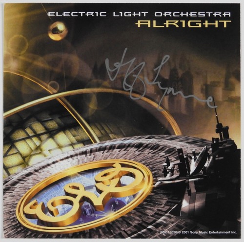 Jeff Lynne ELO JSA Signed Autograph CD Booklet Alright Electric Light ...
