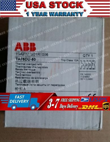 1PC New For ABB TA75-DU-80 TA75DU-80Thermal Overload Relay free ...