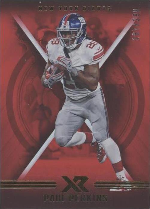 2017 Panini XR - Paul Perkins #71 Red /299 for sale online | eBay