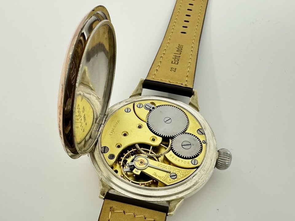 Omega World Time Antique 1923-1929 Swiss Amazing Art Deco Silver Men's ...