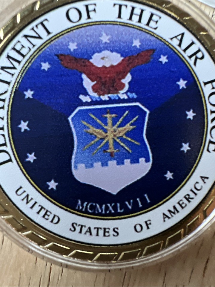 United States Space Force USAF Challenge Coin New W/case | eBay