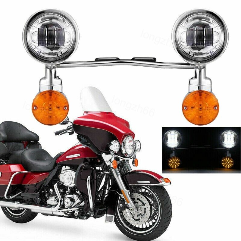 LED Passing Light Turn Signals Bar Kit For Kawasaki Vulcan VN 800 1600 ...
