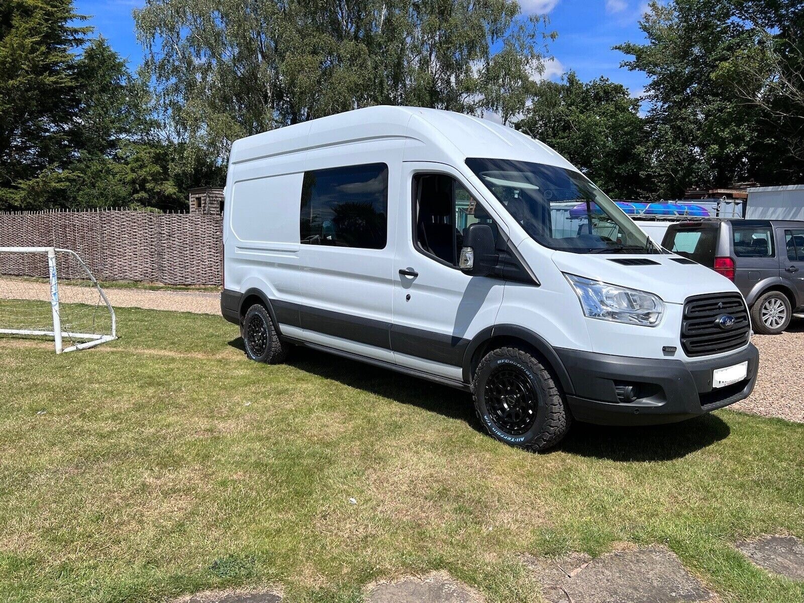 16" Black Swamper Alloy Wheels Ford Transit Custom Sport Vans Crew Cabs ...