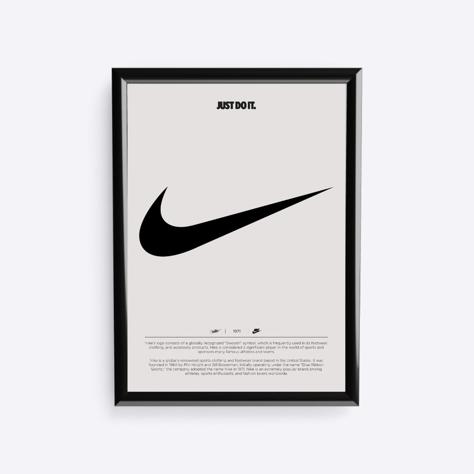 Nike room posters sneaker trainer prints streetwear wall art A2 A3 A4 ...