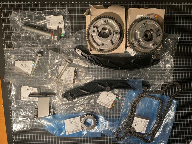 ORIG. STEUERKETTENSATZ OPEL ASTRA K CORSA E ADAM MERIVA B 1.0 95528474 ...