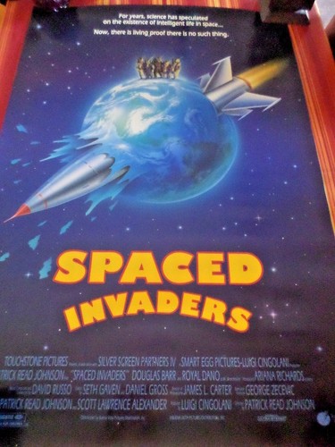 Spaced Invaders 1990 Double Sided Orig Movie Poster Numbered | eBay