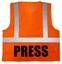 PRESS safety vest, News Reporter vest, Journalist vest, Media vest | eBay