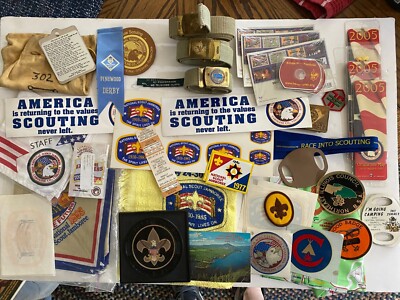 Vintage Lot Boy Scout misc items look at both pics | eBay