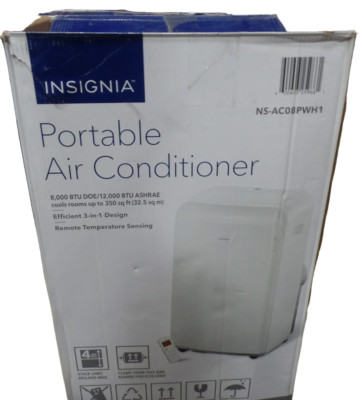 INSIGNIA NS-AC08PWH1 Portable Air Conditioner - White- Free Shipping | eBay
