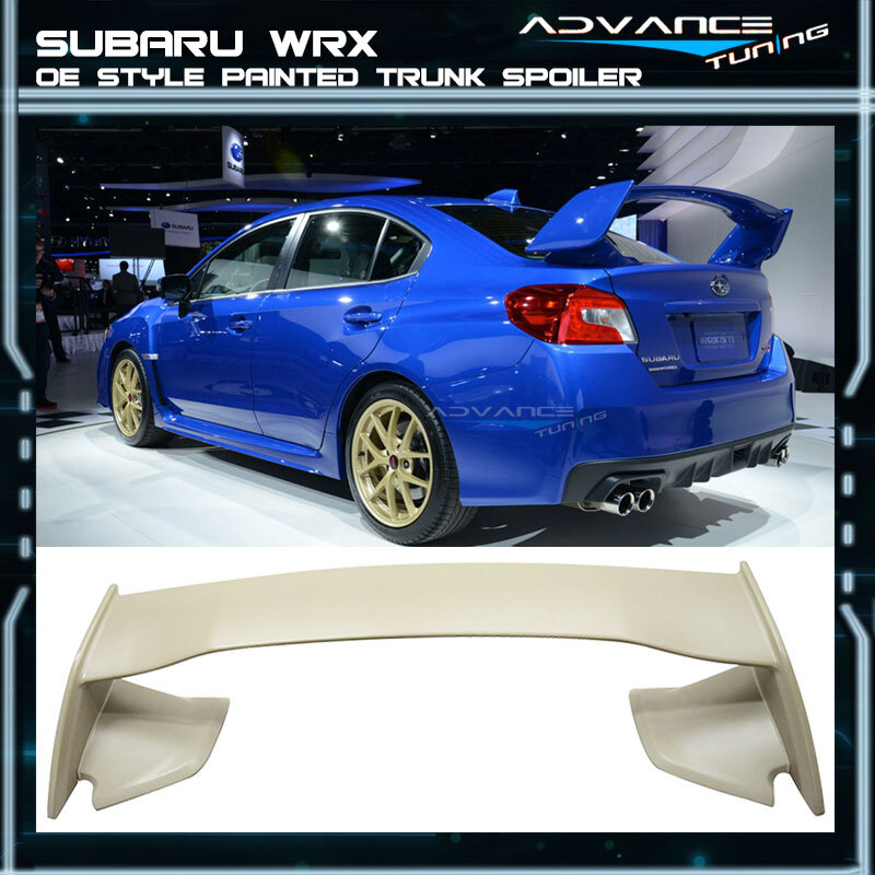 Fits 15-21 Subaru WRX STI OE Painted Rear Trunk Spoiler Lip Wing All ...