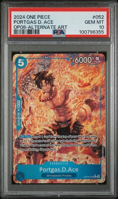 Portgas.D.Ace (Parallel) OP08-052 One Piece - Two Legends PSA 10 | eBay