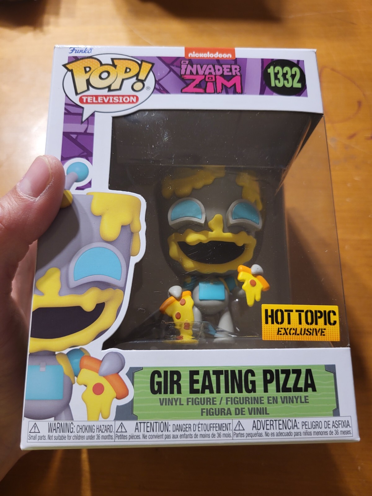 Funko Pop! Vinyl: Nickelodeon - Gir Eating Pizza - Hot Topic (Exclusive ...