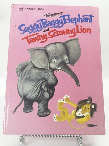 Classic Golden Book TENGGREN'S SAGGY BAGGY ELEPHANT and TAWNY SCRAWNY ...