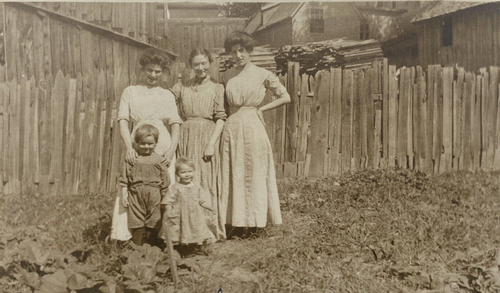 Found Photo Women & Children "Esther, Vida & Frankie" Early 1900s ...