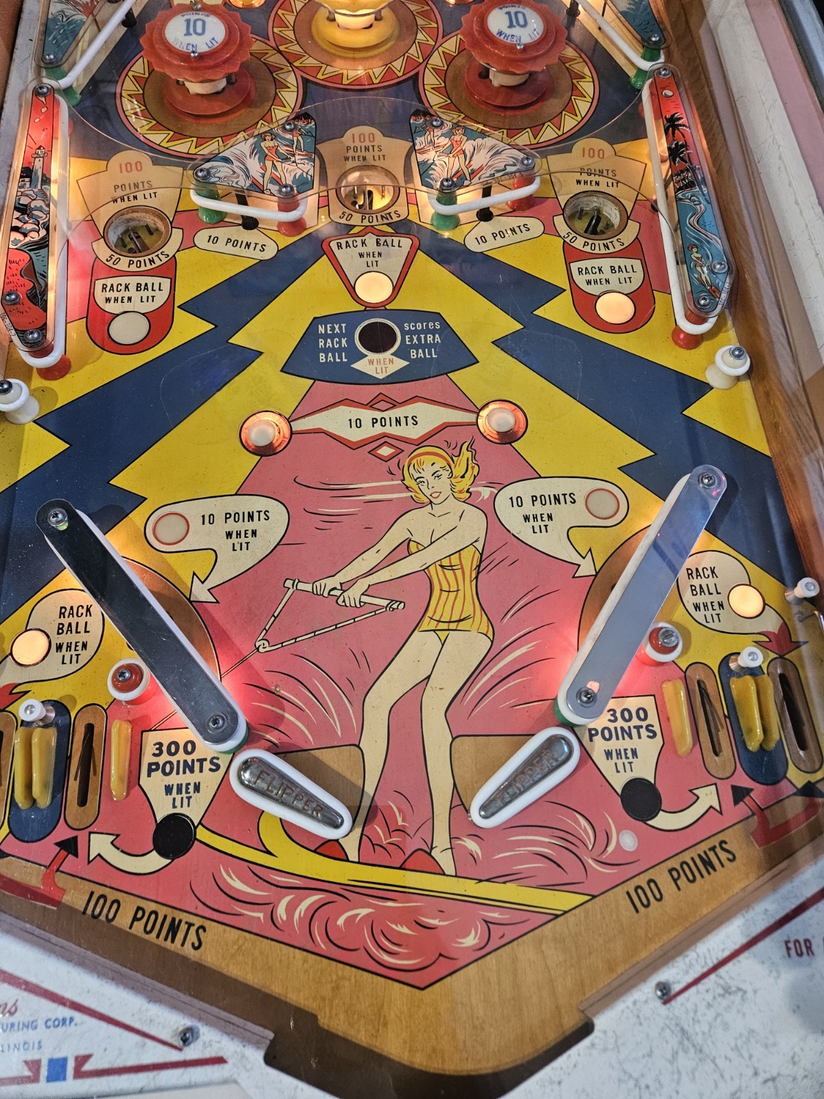 Wing Ding pinball machine Rare! Nice! Will Ship! | eBay