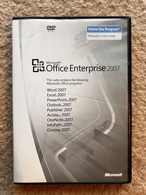 Microsoft Office Enterprise 2007 Home Use With Product Key - Fast Ship ...