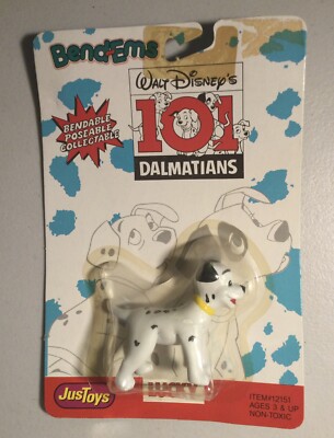 Vintage Disney 101 Dalmatians Bend Em Lucky Figurine - NIP | eBay