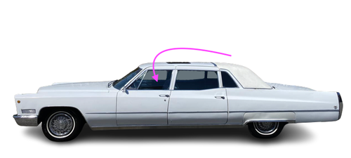 Fits: 69-70 Cadillac Fleetwood 4DR Limousine Driver Front Left Door ...