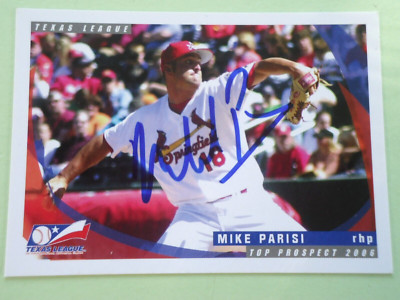 Mike Parisi - 2006 Grandstand Autograph Baseball card - Springfield ...