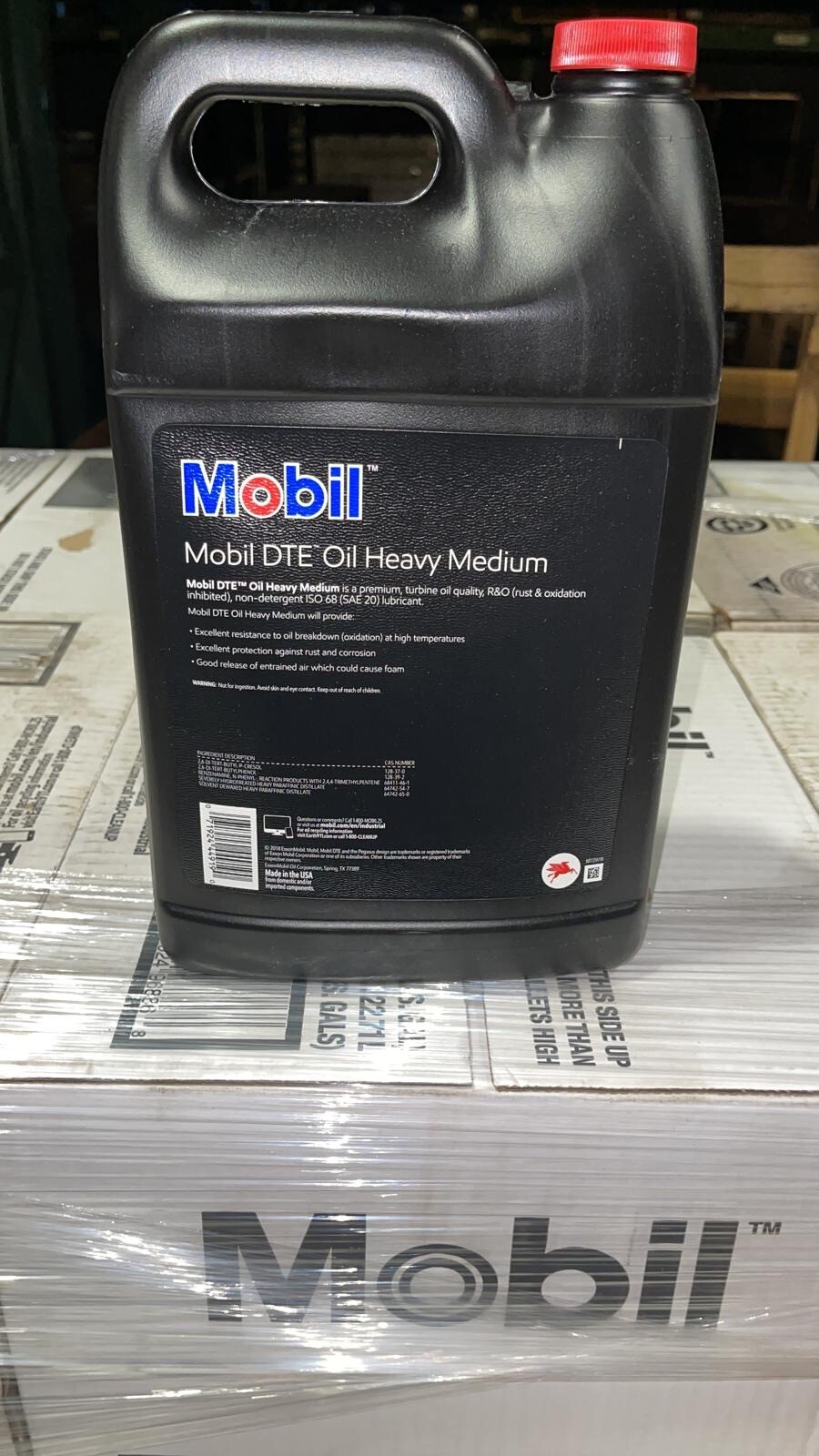 Mobil DTE Heavy Medium Circulating Oil ISO VG 68. Case of 6/ 1 Gallon ...