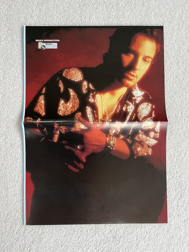 Bruce Springsteen The Boss Poster Swedish Music Magazine 1990s Rare | eBay