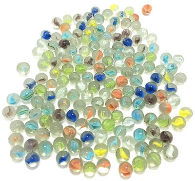 Handmade Glass Marble Kanche Pebbles for & Kids Playing Kanche -480gm ...
