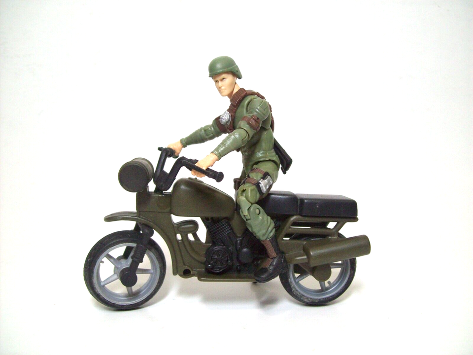 1/18 Military Motorcycle for 3.75 Custom GI Joe 25th MTF 3 3/4 READ ...