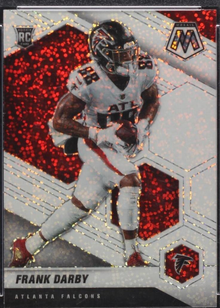 2021 Panini Mosaic - Rookies Frank Darby #389 Mosaic White Sparkle ...
