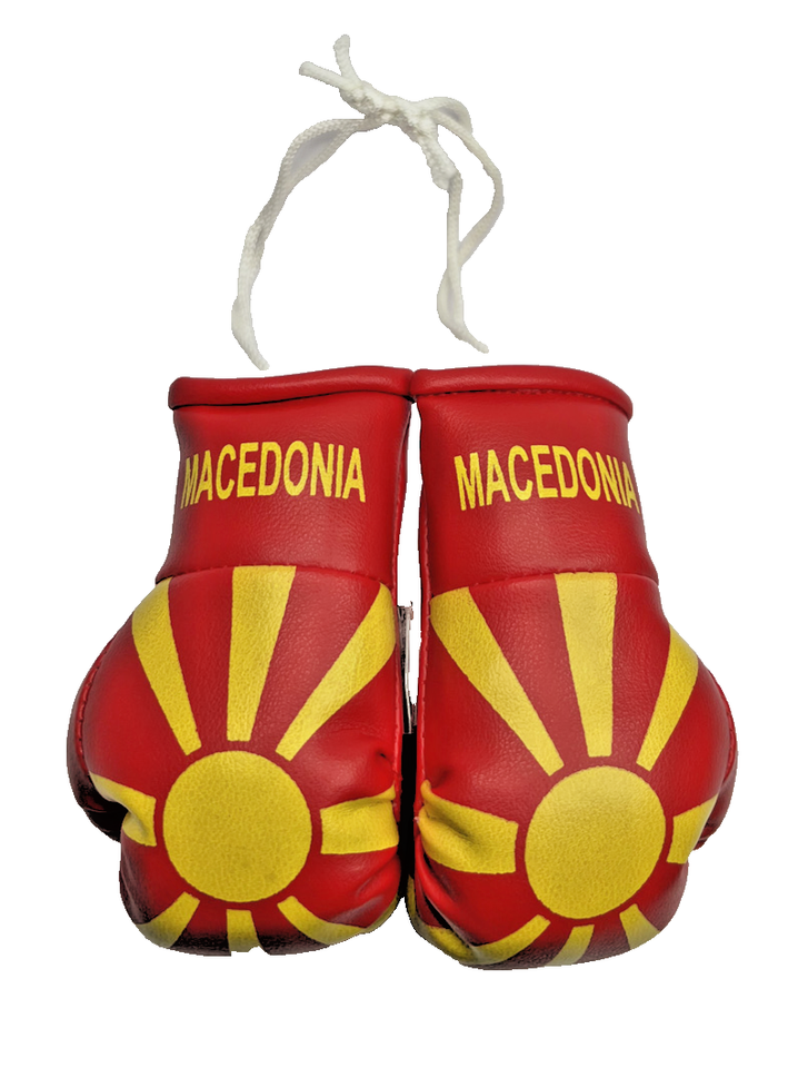 MACEDONIA / MACEDONIAN Flag Mini Gloves Ornament / Souvenir ...