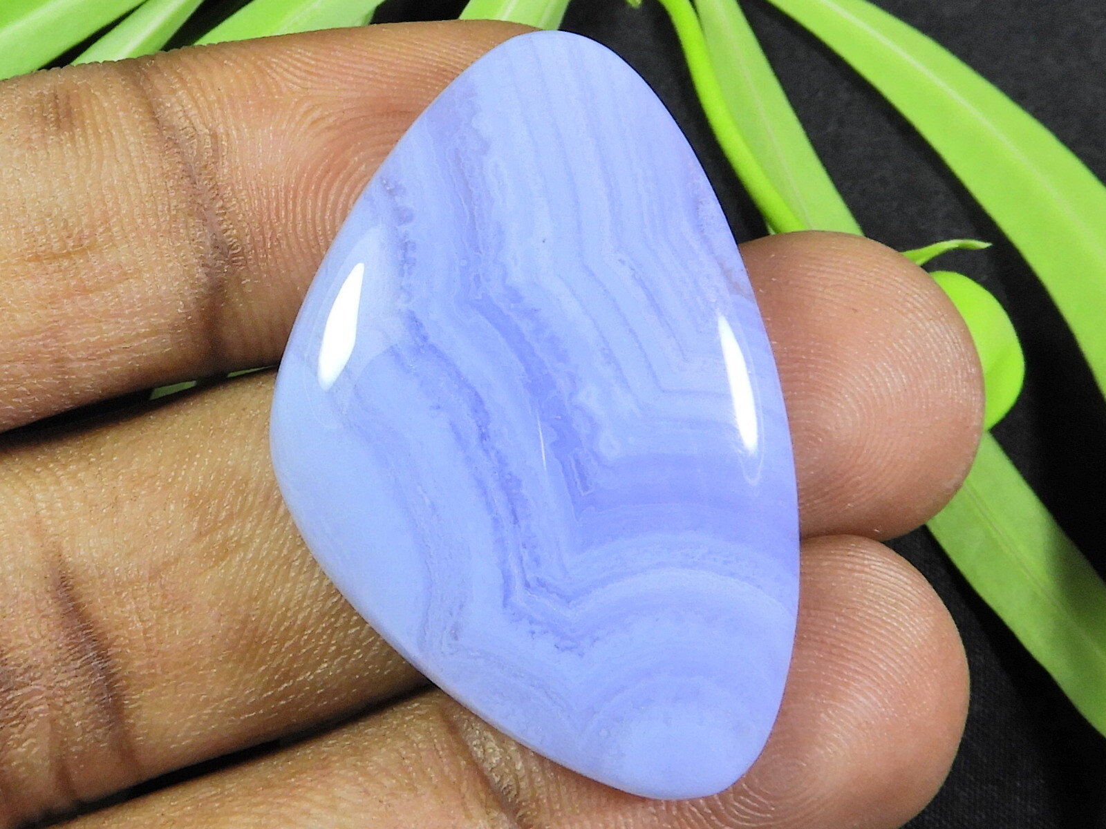 NATURAL BLUE LACE AGATE CRYSTAL FANCY LOOSE GEMSTONE CABOCHON ...