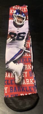 NEW Saquon Barkley 26 Socks New York giants NFL Mens M / L | eBay