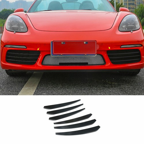 For Porsche 718 2016-2021 Carbon Fiber Steel Exterior Front Fog Light ...
