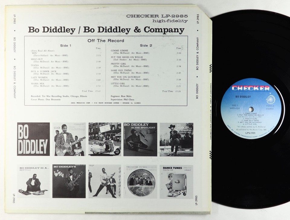 Bo Diddley - Bo Diddley & Company LP - Checker VG++ | eBay